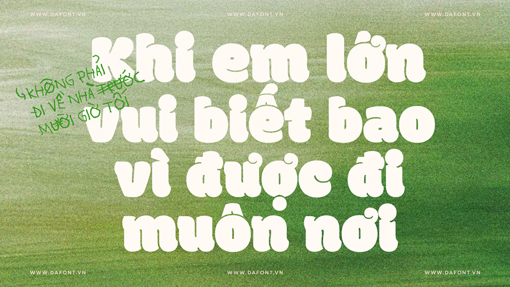 D3Design - Font Việt Hóa - Modak Mang Phong Cách Đáng Yêu, Vui Nhộn